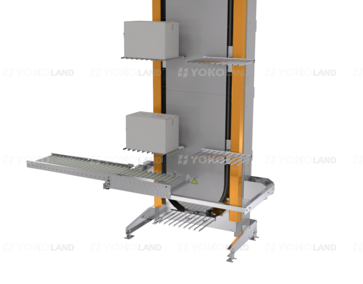 托盘提升机,箱子提升机,AGV提升机,高速周转箱提升机,YOKO优科智能专业生产制造