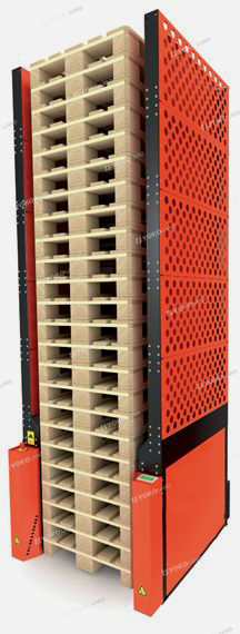 托盘库,托盘收集机,托盘分配机,托盘处理设备,YOKO优科智能 - 升降机-提升机